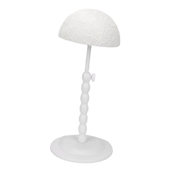 説明:[高さ調節可能&amp;取り外し可能なデザイン]: ウィッグスタンドホルダーの高さは.様々なウィッグや帽子に合わせて30cmから48cmまで簡単にカスタマイズでき.取り外し可能な構造で保管や持ち運びに便利です. [エレガントなレースの...