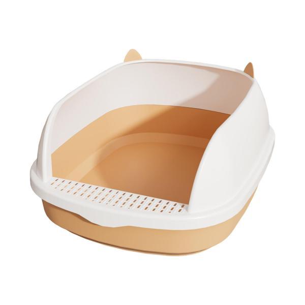 説明:[プレミアム素材]猫用トイレは耐久性のある素材で作られており.高品質.軽量で長時間使用できます.[半密閉]猫砂トレイはオープンスタイルで設計されており.10kg以内の猫が自由に出入りできる十分なスペースがあります.[高くなったフェンス...