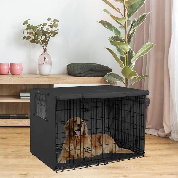 説明:[耐久性のある素材]:この犬小屋カバーは高品質のオックスフォード生地で作られており.耐久性.防風性.防水性に優れ.ペットに究極の保護を提供します.[折り畳み式]:ペットケージカバーは持ち運び可能で折り畳み式なので.保管や持ち運びが簡単...