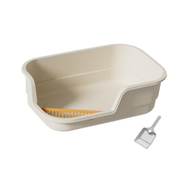 説明: [配慮されたローエントリーデザイン]: 当社の猫用トイレはローエントリーデザインを採用しており.子猫や足の短い猫がストレスなく出入りできます.ローエントリーにはスプラッシュガードも付いており.スペースを清潔に保ちます. [オープンエ...