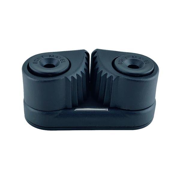 説明:セーリングヨットのデッキハードウェア.2 列ベアリングボール付き複合カムクリート.プログレッシブカム歯設計により.カムとラインの両方の摩耗を最小限に抑えながら.あらゆる種類のラインに対して最大の保持力を保証します.フレアエントリーによ...