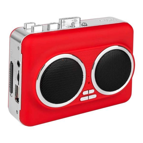 説明: [簡単変換]:古いカセットテープをUSBフラッシュドライブに直接MP3形式に変換できます.パソコンは不要です.カセットテープを挿入し.USBドライブを接続し.「録音」ボタンを押すだけで.すぐにデジタル化できます. [ダブルスピーカー...