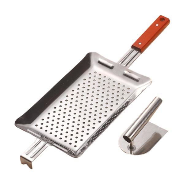 説明: spaetzleを作る:この革新的なハンドヘルドステンレス鋼のスパイツルメーカーで.数分で完璧に形作られたスパイツルを作ります.[ユーザーフレンドリー]:平らな表面を沸騰したお湯の鍋に置くだけで.付属のスクレーパーを使用してステンレ...