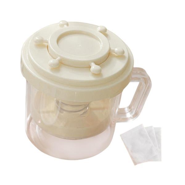 説明:[機能]: ヨーグルトストレーナーは.プロテインシェイクやスムージーから余分な液体を取り除き.ヨーグルト.チーズ.ソースを作るのに役立ちます. [使いやすい]: ヨーグルトをストレーナーに注ぎ.スプリングプレスでカバーするだけで.ホエ...