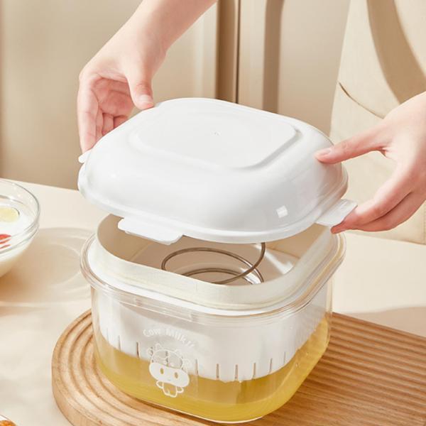 説明:[多用途]: このヨーグルトストレーナーは.ヨーグルトを作るだけでなく.チーズやソースなどを作るのにも使え.キッチンのニーズに応える多機能ツールです. [コンパクトなデザイン]: コンパクトなデザインなので.ヨーグルトストレーナーは冷...