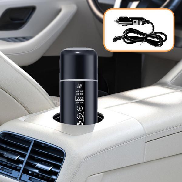 説明:[車用加熱カップ]: 自動加熱機能と温度表示を備えた車用ケトルボイラーコーヒーカップ.多層保護.一定温度設計.長時間保温.LEDでリアルタイム温度を表示 [素材]: 電気ケトルはステンレスとポリプロピレン製で.耐熱性があり.旅行中にお...