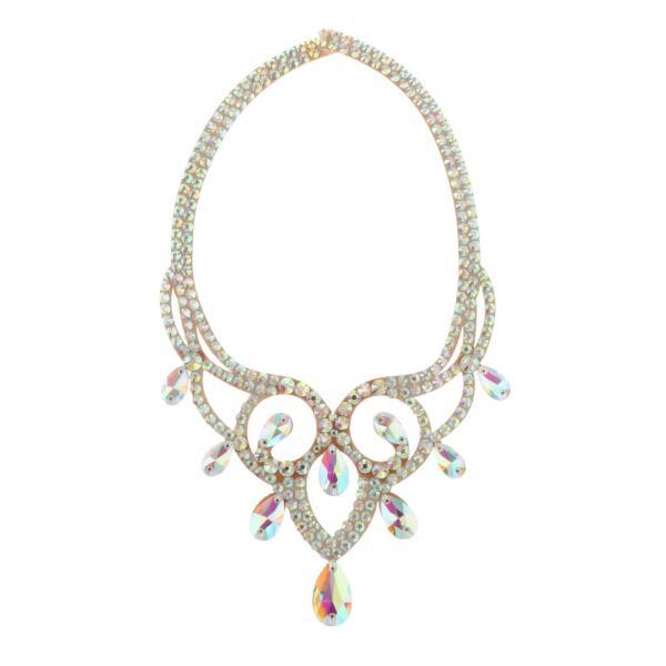 説明:[プレミアム素材]キラキラ輝くベリーダンスネックレスは.高品質のPUレザーとカラフルなラインストーンで作られており.細かい細工が施されています.このネックレスは軽量で着け心地が良く.変形しにくいです. [ユニークなデザイン]ファッショ...