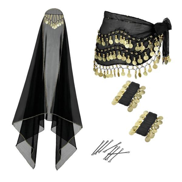 説明:[素材]: 女性用ベリーダンス衣装は生地ベースの生地とポリエステルで作られており.見た目が美しいだけでなく快適です. [特徴]: 目を引くヒップスカーフはヒップラインに優雅さを加え.ダンスの動き中に鮮明で甘い音を生み出します. [コン...