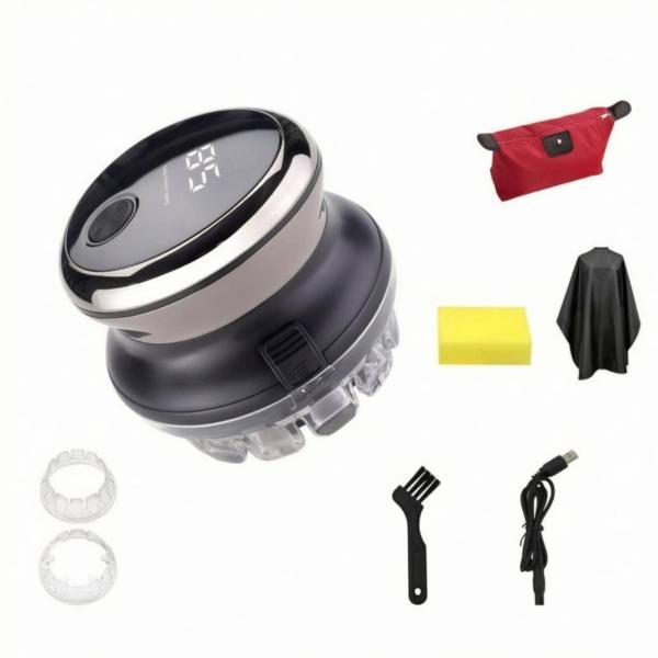 【製品概要】: 身だし波用品として使える電動バリカンで、家庭でのセルフカットはもちろん、理髪店やペットのトリミング補助にも活躍します。UFOのような円形デザインで持ちやすく、見た目もユニークです。【操作性】: 自動ヘアカッターのように360...