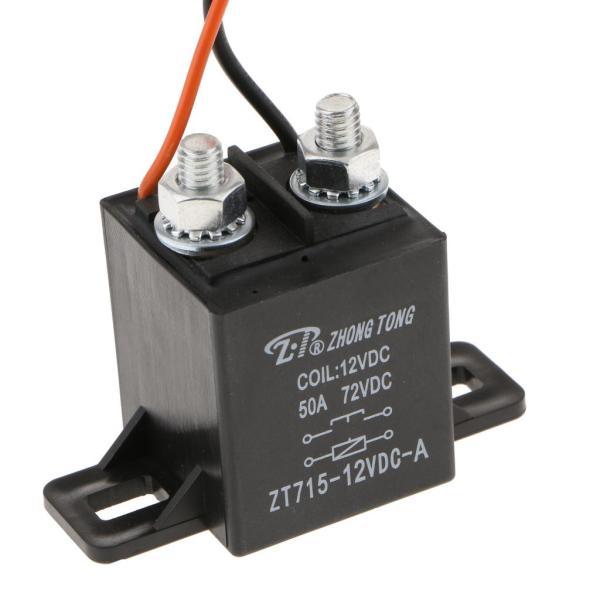 説明:連続定格の 4 ピン  (単極単投) リレー. 72VDC 50Aの高スイッチング能力. 2ピンフットプリント + 2ネジ端子.分割充電やさまざまな自動車用途に最適です.仕様:コイル: 12VDC接点負荷: 72VDC 50Aタイプ:...