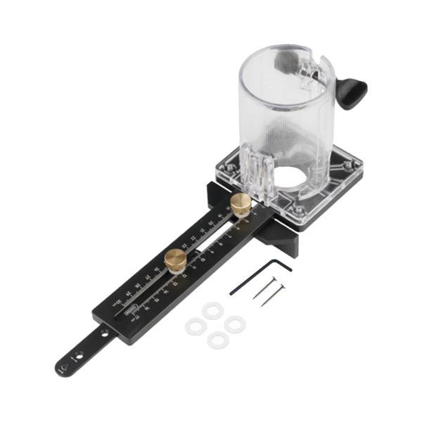 説明:[材質]: ルーター サークル カッター ジグは.アルミニウム合金と PP 透明カバーで作られており.長期使用でも安定性を確保します. [サイズ]: ミリング溝ブラケットの全長は242mmです. [互換性]: ルーターガイドには透明な...