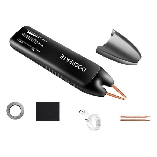 説明:[使いやすい]: 片手グリップ.ライトディスプレイ付き.操作が簡単.あらゆる作業現場への持ち運びに便利.屋外や手の届きにくいスペースに特に適しています[取り外し可能なピン]: 取り外しおよび交換可能溶接ピン.シンプルで便利. (使用後...