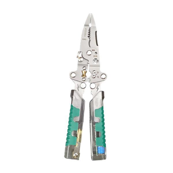 説明: [素材]: 多機能ワイヤーストリッパーは金属製で.仕事や日常生活における電気の問題を効果的に解決するのに役立ちます. [人間工学に基づいたデザイン]: このワイヤー圧着工具は.快適なハンドル.人間工学に基づいたデザイン.折りたたみ式...