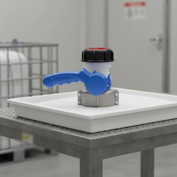 【製品概要】: これはIBCタンクバルブとして使える産業用部品で、1トンタンク用排出弁の交換や新規取付に対応しやすい設計です。工場や倉庫など、日常的に液体を扱う現場で信頼できるタンクバルブです。【排出機能】: ボールバルブ構造により、液体の...