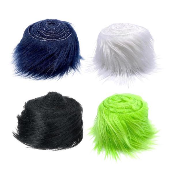 説明: [高品質素材]: 高品質のフェイクファーで作られており.耐久性があり肌に優しく.初心者にも経験豊富な職人にも最適です. [プレミアムな職人技]: 各ストリップの長さは1.5メートルで.細かく精巧な職人技が特徴で.柔らかく暖かく.快適...