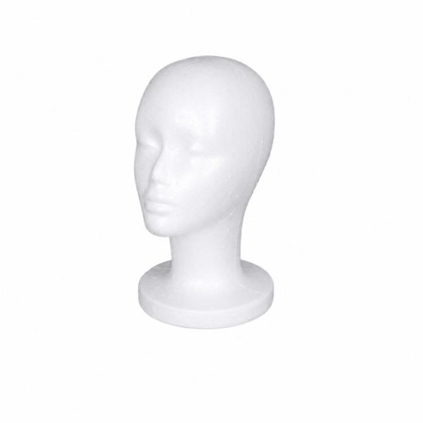 【基本構造】: 軽量で扱いやすい発泡スチロールマネキンを採用した、自立式のディスプレイ用ヘッドモデルです。【機能】: ウィッグの型崩れを防ぐウィッグスタンドとして、またお気に入りの帽子を美しく見せる帽子スタンドとして幅広く活躍します。【実用...