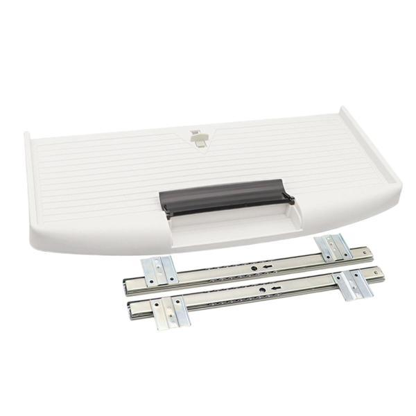 説明:材料desh deskの下にあるキーボードスライディングトレイは.プラスチックと金属のレールでできており.壊れやすく.軽量で頑丈ではありませんサイズ情報]デスクキーボード引き出し測定約54.7cmx27cm/21.54inchx10....