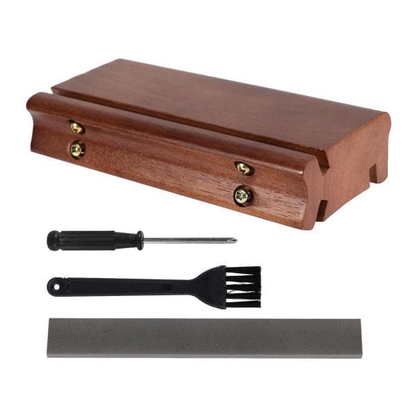 説明:[3 in 1 フレットベベルファイル]: フレットベベルファイルには 3 °.23 °.35 ° の 3 つの角度があり.フレットの芽やバリを除去するために特別に設計されています.過度な力による指板の損傷を避けるため.使用前に保護の...