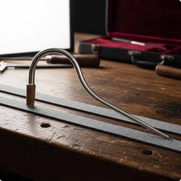 【基本構成】: 2本セットの低音木管楽器用Ｓ管として使える管楽器部品で、長さの異なる2種類をまとめて揃えられるため、用途や好みに合わせて選びやすい構成です。【材質】: 銀メッキ真鍮Ｓ管を採用し、見た目の上品さと扱いやすさを両立。バスーンボー...