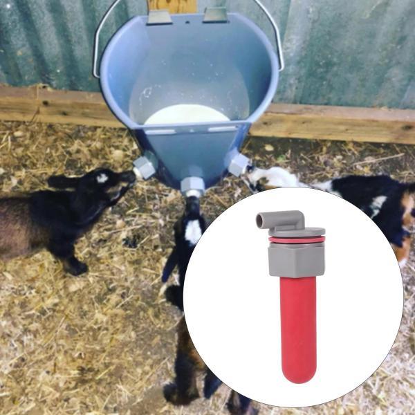 説明: [高品質素材]厚くて高品質のゴムで作られたCalf Feeder Pacifierは.噛みにくく.長期間の使用と柔軟性の向上を保証します. [逆流防止]安全なベースと内蔵の逆流防止ボールバルブを備えた子牛用給餌乳首は.ミルクの漏れや...