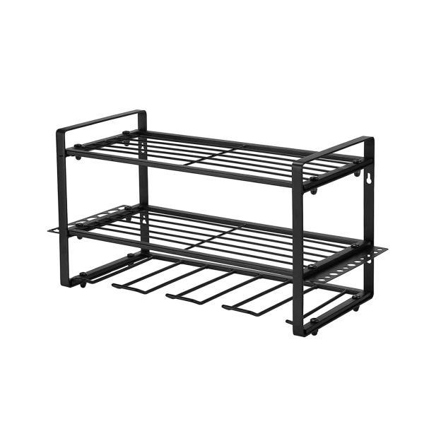 仕様: 3層4フック:42cmx20cmx24cm/16.54インチx7.87インチx9.45インチ4層4フック:40cmx20cmx31cm/15.75インチx7.87インチx12.20インチ3層5フック:49cmx20cmx20cm/1...