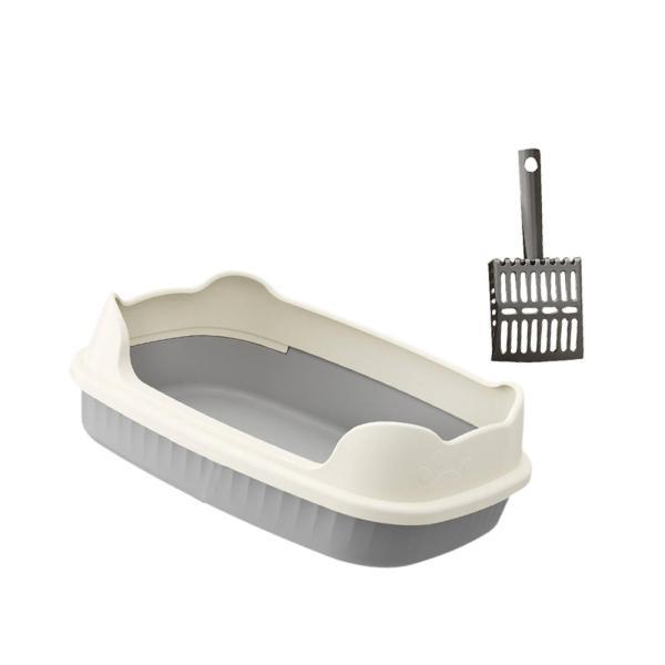 説明:[オープントップ]オープントップのペット用トイレトレーは.猫に十分なスペースと素早いアクセスを提供し.空気の循環を高めます. [飛び散り防止]側面にガードが付いているので.猫砂が飛び散るのを防ぎ.清潔な空間と家庭環境を保ちます. [素...