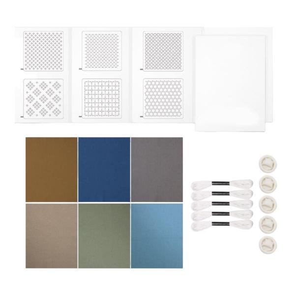 説明:刺し子コースターキット: 刺し子パターンテンプレートキットは.刺し子刺繍のあらゆるニーズを満たすように設計された包括的なセットです.初心者にも熟練した刺繍師にも最適です.素敵な刺し子コースター: 6枚セットのコースターでテーブルをスタ...