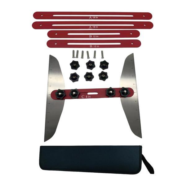 説明:[正確な階段測定ツール]: ステップインストーラーが簡単に操作して正しい長さと角度に調整し.必要なステップのサイズを簡単かつ正確に取得できます. [プレミアム素材]: 階段測定ツールジグは高品質のアルミ合金製で.頑丈で耐摩耗性があり....