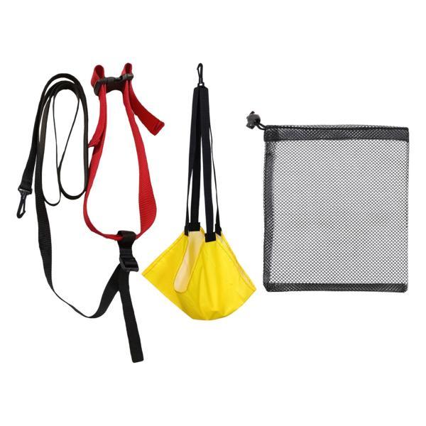 仕様:素材:ナイロンサイズチャート:黄色と大:パラシュート44cm/17.32インチ,ベルト最大ウエスト120cm/47.24インチ,抵抗バンド300cm/118.11インチブラック＆ラージ:パラシュート44cm/17.32インチ,ベルト最...