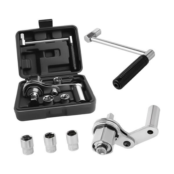 説明:[強力なトルク増幅]: ギア比20:1により出力トルクが大幅に増加し.錆やナットの締め付けに簡単に対処でき.タイヤの取り外しや組み立てなどの高トルク作業に適しています. [素材]: 厚手のスチール製のこのトルクマルチプライヤーは.圧力...