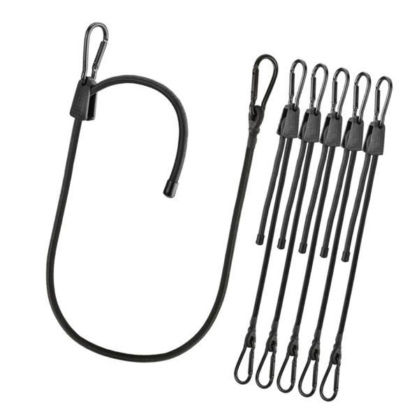 説明:[優れた弾力性と耐久性]: 複数の素材をブレンドして作られたこの調節可能なバンジーコードは.光線や天候に強く.時間が経っても薄くなったり脆くなったりしません. [幅広い用途]: このカラビナ付きバンジーコードは.屋内外の様々な用途に適...