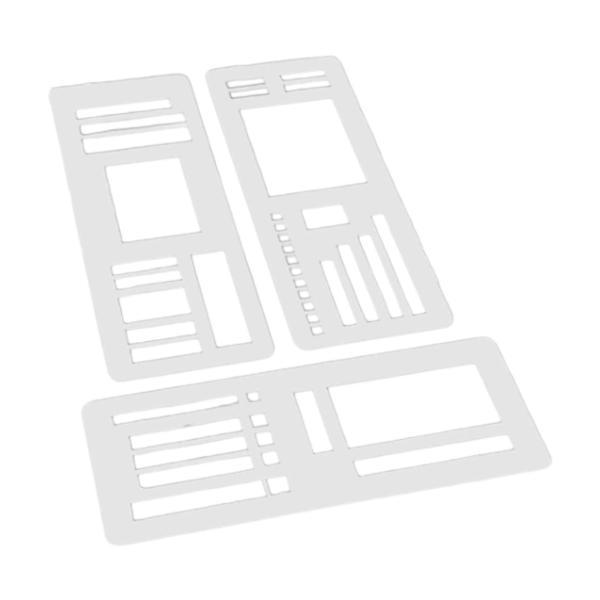 説明:[多用途で実用的]: 柔軟な記録テンプレートは.日常の勉強.仕事.創造的な装飾に適しており.さまざまなニーズに簡単に対応します. [様々なパターン]: ステンシル製図ツールには.マーキング.スケッチ.デザイン用の様々なパターンガイドが...