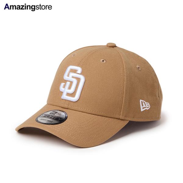 ニューエラ キャップ 9FORTY サンディエゴ パドレス MLB TEAM ADJUSTABLE STRAPBACK CAP KHAKI WHITE NEW ERA SAN DIEGO PADRESサイズ調整可能な為男性(メンズ)、女性(...