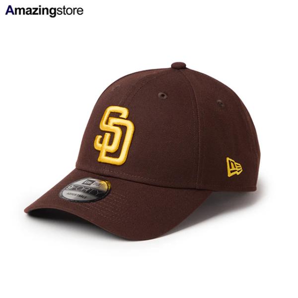 ニューエラ キャップ 9FORTY サンディエゴ パドレス MLB TEAM ADJUSTABLE STRAPBACK CAP BURNTWOOD MANILA NEW ERA SAN DIEGO PADRESサイズ調整可能な為男性(メンズ...