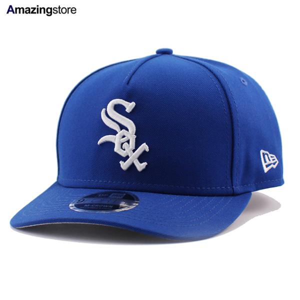 ニューエラ 9FORTY M-CROWN A-FRAME スナップバック シカゴ ホワイトソックス MLB SNAPBACK CAP BLUE NEW ERA CHICAGO WHITE SOXこちらサイズ調整可能な為男性(メンズ)、女性(...