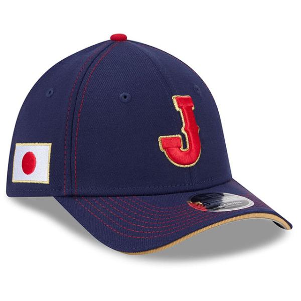 ニューエラ キャップ 39THIRTY M-CROWN WBC 日本 2026 WORLD BASEBALL CLASSIC CLASSIC FLEX FIT CAP NAVY NEW ERA JAPAN【海外正規店並行輸入商品】ストレッチ...