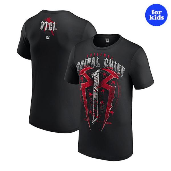WWEのトップレスラー、ローマン レインズモデルのTシャツになります。Original Tribal Chief(オリジナル・トライバル・チーフ)を意味するOTCがプリントされております。▼サイズS - (身長：約107-112cm/体重：...