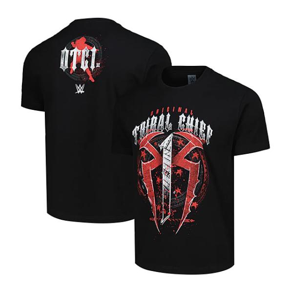 WWEのトップレスラー、ローマン レインズモデルのTシャツになります。Original Tribal Chief(オリジナル・トライバル・チーフ)を意味するOTCがプリントされております。▼サイズS - (着丈：約91cm/身幅：約76cm...