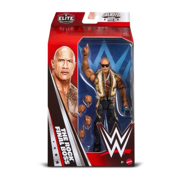 WWEの人気レスラーのフィギュアシリーズになります。90年代後半から00年代のWWEを代表する人気レスラーにしてドウェイン ジョンソンとして俳優等多岐にわたる活躍をするスーパースター。サイズ：7インチ(約17.78cm)※ボックスに汚れ、凹...