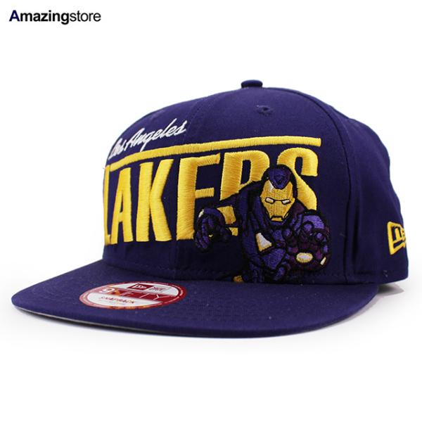 ニューエラ キャップ 9FIFTY ロサンゼルス レイカーズ NBA TEAM BASIC SNAPBACK CAP PURPLE NEW ERA LOS ANGELES LAKERS【海外正規店並行輸入商品】サイズ調整可能な為男性(メンズ...