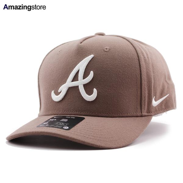 ナイキ キャップ アトランタ ブレーブス MLB SNAPBACK CAP BROWN NIKE ATLANTA BRAVESサイズ調整可能な為男性(メンズ)、女性(レディース)問わず着用出来る帽子です。MLB(メジャーリーグ)のチームロゴ...