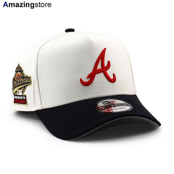 サイズ調整可能な為男性(メンズ)、女性(ウィメンズ)問わず着用出来る帽子です。9FORTYをベースにフロント部を1枚パネルにして、上部でつまんだ独特のシルエットが特徴です。MLB(メジャーリーグ)のチームロゴを刺繍したモデルです。こちらはア...
