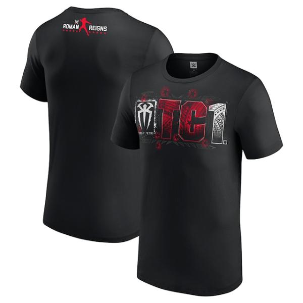 WWEのトップレスラー、ローマン レインズモデルのTシャツになります。Original Tribal Chief(オリジナル・トライバル・チーフ)を意味するOTCがプリントされております。▼サイズS - (着丈：約71.5cm/身幅：約45...