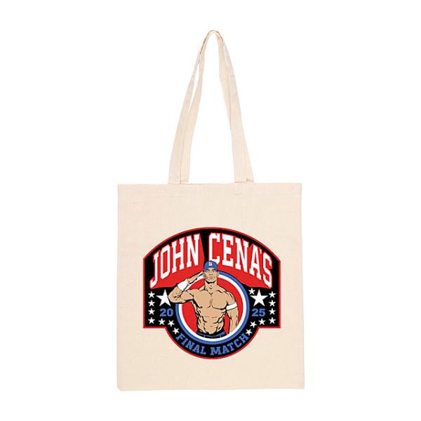 プロレス史上最も多い17回の世界王座を獲得した史上最も偉大なプロレスラーの一人として広く知られるジョン シナ引退ツアー、ファイナルとなるワシントンDC大会モデルのトートバッグになります。ジョン シナのファイナルマッチ限定モデルのトートバッグ...