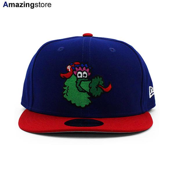 サイズ調整可能な為男性(メンズ)、女性(レディース)問わず着用出来る帽子です。ニューエラの人気モデル9FIFTY スナップバックキャップです。MLB(メジャーリーグ)バッティングプラクティスモデルになります。フィリーズのマスコット(フィリー...