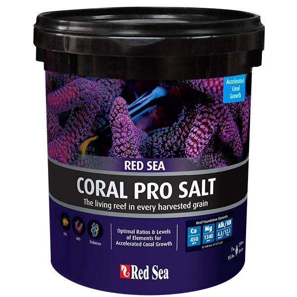 RO水（または超軟水）専用の人工海水コーラルプロソルトシリーズ発売開始!!サンゴの力強い成長に必要な高いカルシウム値を実現します！カルシウムレベル450ppm！