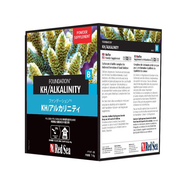 サンゴのバランス良い骨格形成のための炭酸塩とバッファー混合剤レッドシーのリーフケアプログラムの一部であるKH/アルカリニティは、炭酸塩と他のバッファー成分の混合剤で、海水中のアルカリ度やpHを適正に維持します。用法：飼育水100リッターにつ...