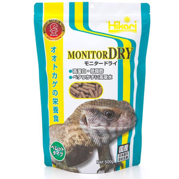 昆虫ベースの肉食性爬虫類フード径：1.7〜2.0mm長さ：6.0〜7.0mmオオトカゲの栄養食野生の食事同様、昆虫の原料をメインに配合しており、昆虫代わりとなる高たんぱく・低脂肪な栄養食です。肥満を考慮した配合設計モニターをはじめとする肉食...