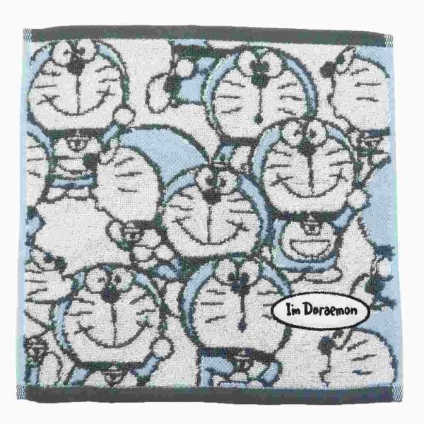 抗菌防臭ジャガードハンカチタオル カラーズブルー アイムドラえもん I'm Doraemon大人気アニメ ドラえもん定番アイテム ミニタオル肌触り＆吸水性もバツグンのジャガードタイプ様々な表情のドラえもんが描かれています■サイズ：約250×...