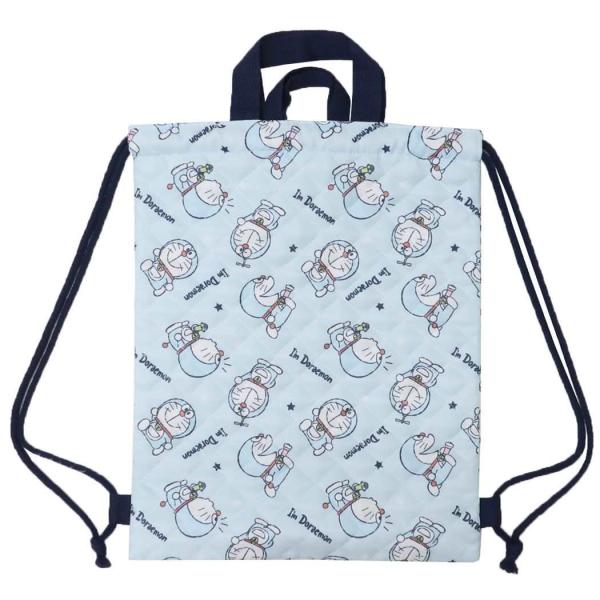 サンリオとドラえもんのコラボI'mDoraemonキルトナップサック体操服入れにちょうどいいサイズですトートバッグとして両サイドに紐が付いているのでリュックサックとしても2WAYでお使い頂けますアイロン接着のネームラベル入り学校や幼稚園で最...